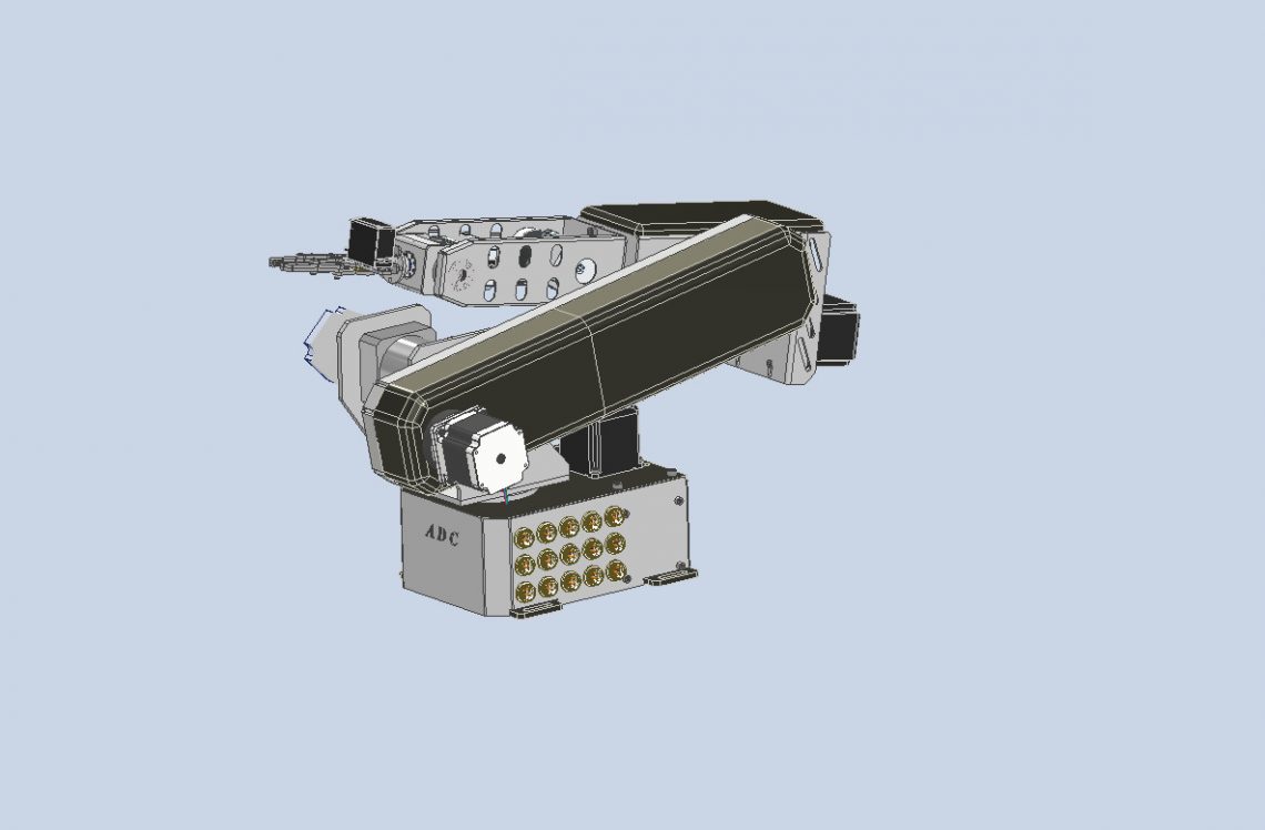 Robot 6 trục full kim loại phục vụ diy, nghiên cứu – Công nghệ chế tạo